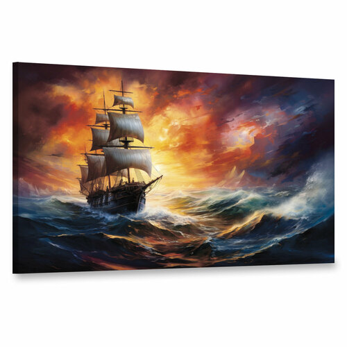 Интерьерная картина 100х60 "Сокровища моря"