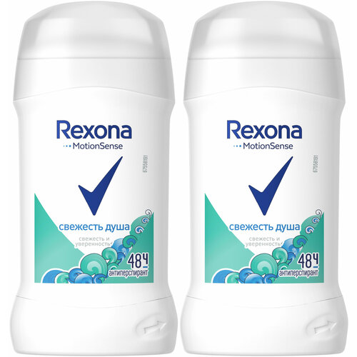 Rexona Дезодорант антиперспирант женский Свежесть душа, 40мл, стик, 2 шт.