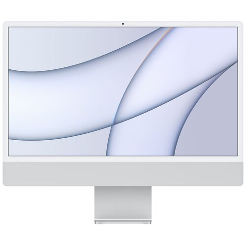 24" Моноблок Apple iMac 24" 2021 г. MGPD3, 4480x2520, Apple M1 2.064 ГГц, RAM 8 ГБ, SSD 512 ГБ, Apple M1 8-Core, MacOS, серебристый