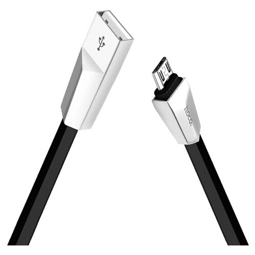 Кабель Hoco X4 USB - microUSB, 1.2 м, 1 шт., черный