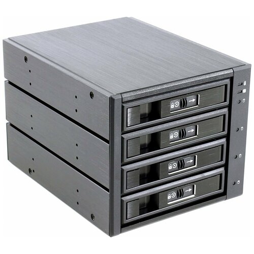 Mobile rack для HDD/SSD  Procase L3-304-SATA3, черный/серый