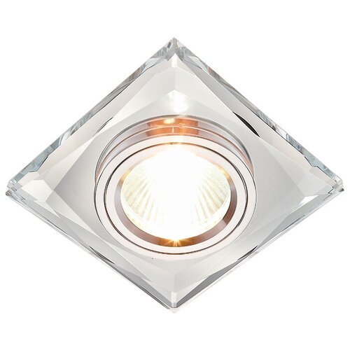 Светильник Ambrella light 8370 CL, хром, GU5.3, 50 Вт, цвет арматуры: хром, цвет плафона: бесцветный, 50 шт.