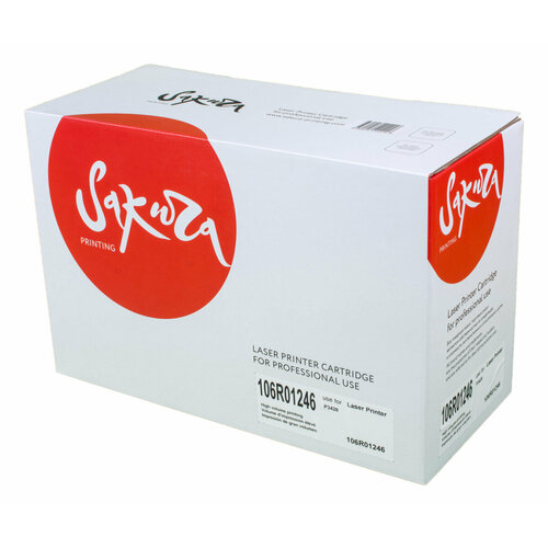 10 шт. Картридж лазерный Sakura 106R01246 черный 8200 стр. для Xerox (SA106R01246)