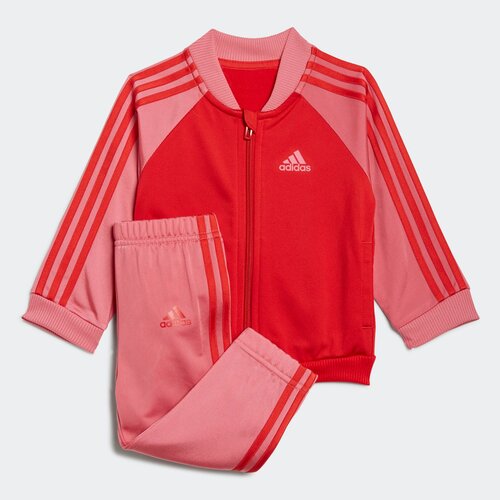 Костюм adidas, размер 80, красный, розовый