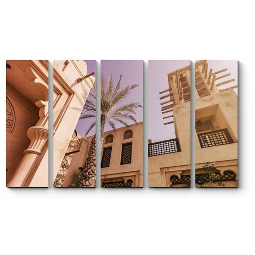 Модульная картина Солнечный Дубай 90x54