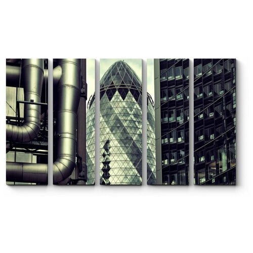 Модульная картина Современный Лондон 170x102