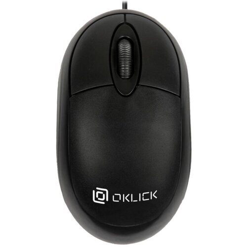 Комплект 6 штук, Мышь компьютерная Oklick 105S черный оптическая 800dpi/3but (400941)