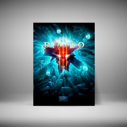 Постер 30х42 без рамы "Diablo"