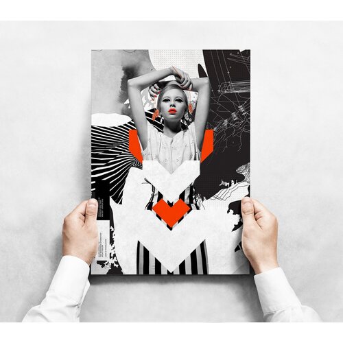 Плакат "Современное искусство" / Интерьерный постер формата А1 (60х80 см) без рамы