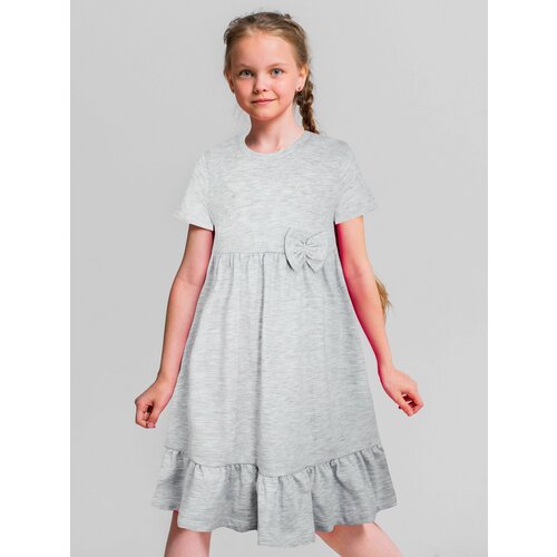 Платье ИНОВО, размер 104, серый
