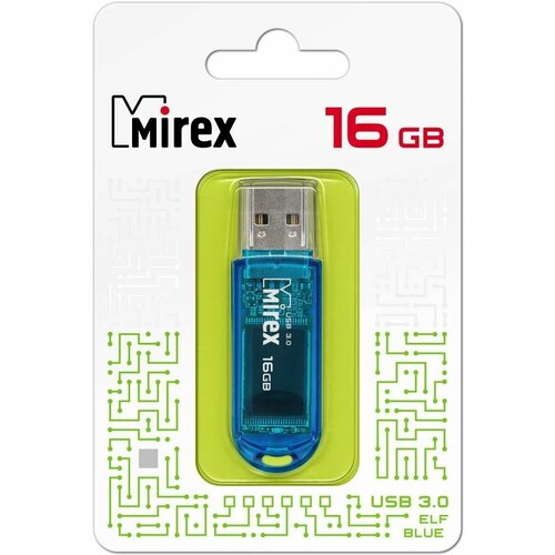 Флешка USB 3.0 Flash Drive MIREX ELF BLUE 16GB