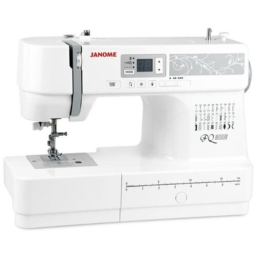 Швейная машина Janome PQ 300, белый/серый