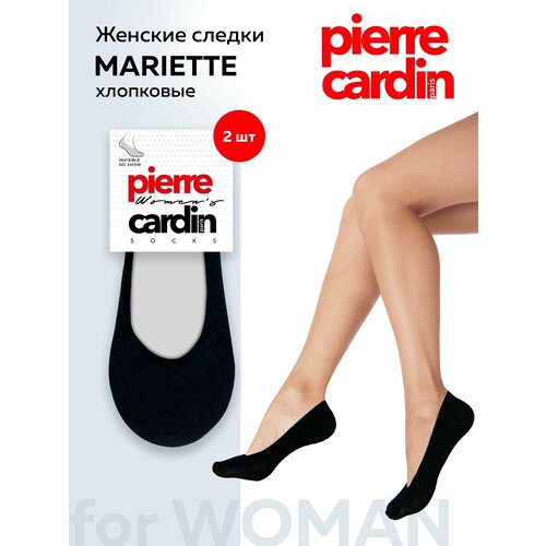 Подследники Pierre Cardin, 2 пары, 2 уп., размер 35-37, черный