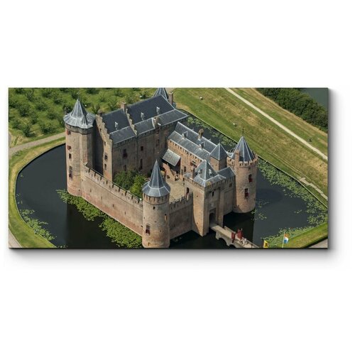 Модульная картина Средневековый замок Мейдерслот в Нидерландах190x95