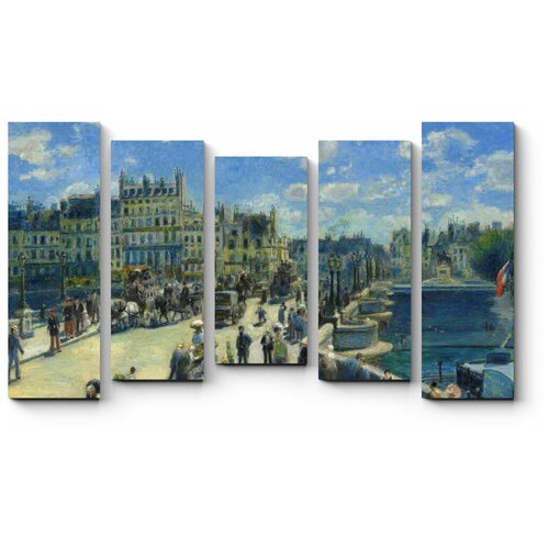 Модульная картина Новый мост, Париж, Пьер Огюст Ренуар 110x66