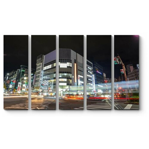 Модульная картина Ночной Киото120x72