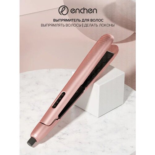 Утюжок для волос профессиональный Enchen Enrollor Hair Curling Iron / Выпрямитель-плойка для выпрямления волос