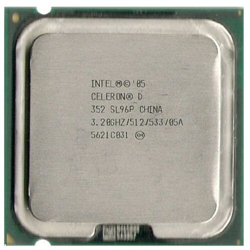 Процессор Intel Celeron D 352 Cedar Mill LGA775,  1 x 3200 МГц, OEM