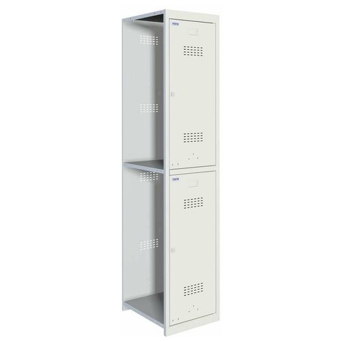 Шкаф для одежды ПРАКТИК ML 02-30 серый полуматовый (RAL 7038)