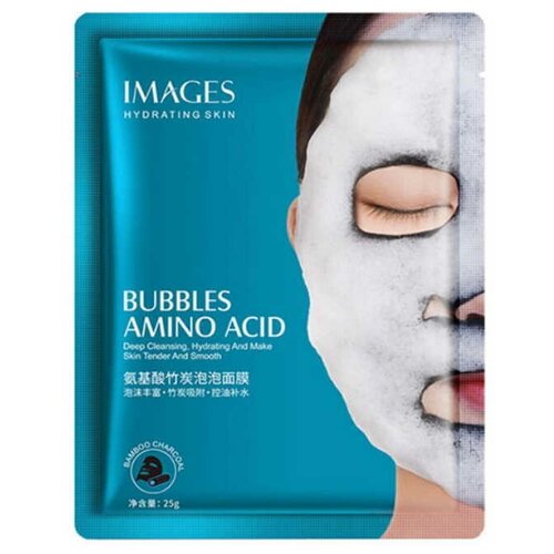 Images Тканевая кислородная маска Bubbles Amino Acid, 25 г, 25 мл