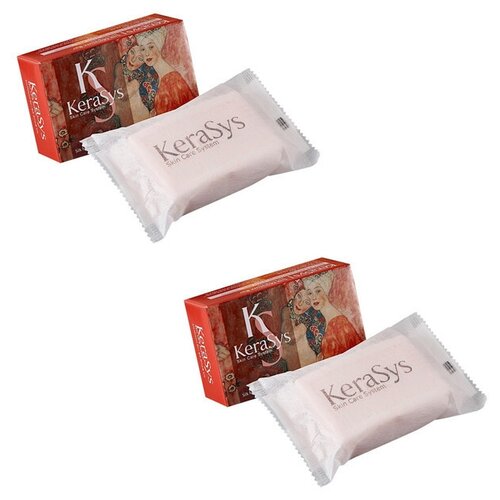 Kerasys Мыло "Silk Moisture", косметическое, туалетное 100 г 2шт