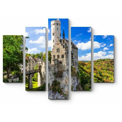 Модульная картина Красивый замок в Германии115x92