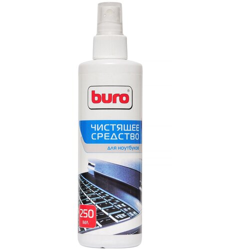 Buro BU-Snote чистящий спрей для оргтехники, для ноутбука, 250 мл, белый