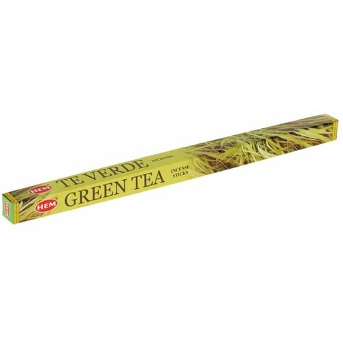 Hem Incense Sticks GREEN TEA (Благовония зеленый ЧАЙ, Хем), уп. 8 палочек.