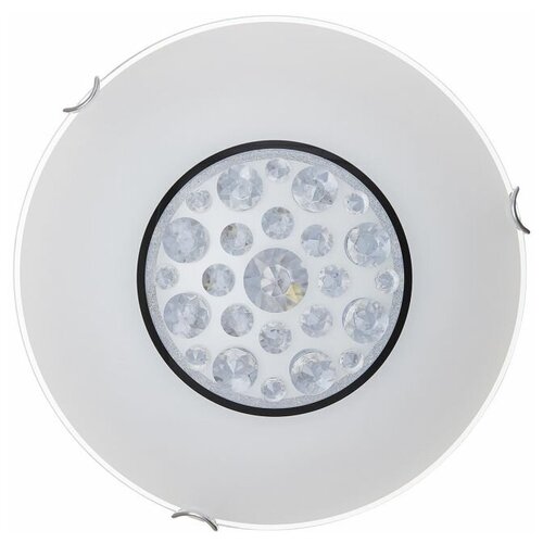 Потолочный светильник Сонекс Lakrima 228/DL, 48 Вт, кол-во ламп: 1 шт., 4000 К, цвет арматуры: хром, цвет плафона: белый