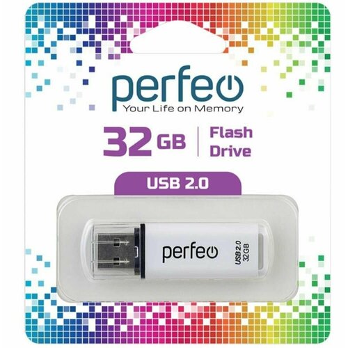 USB флешка Perfeo USB 32GB C13 White