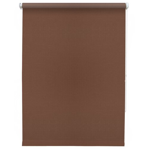 Рулонная штора Уют Шантунг, 78х175 см, Шоколадный