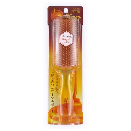 VESS массажная щетка для увлажнения и придания блеска волосам с мёдом и маточным молочком пчел (721113)