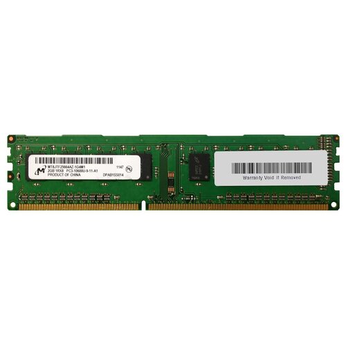 Оперативная память Micron 2 ГБ DDR3 1333 МГц DIMM CL9 MT8JTF25664AZ-1G4M1
