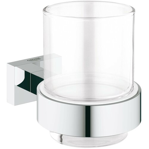 Стакан  для зубных щеток Grohe Essentials Cube 40755001, хром