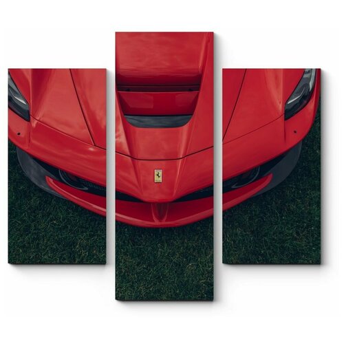 Модульная картина Капот Ferrari LaFerrari110x99