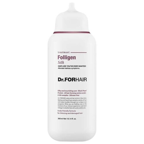 Маска-кондиционер для повреждённых волос Dr. Forhair Folligen Silk Treatment (300 мл)