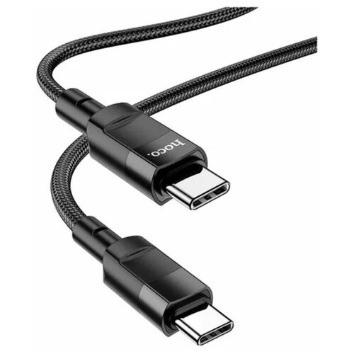 USB дата кабель 2 в 1, USB-A to Type-C или Type-C to Type-C, U106, HOCO, черный