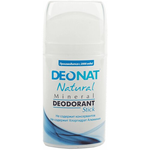 DEONAT Дезодорант Natural (push up), кристалл (минерал), 50 мл, 100 г