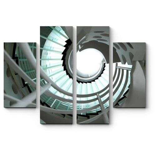 Модульная картина Витая лестница120x90
