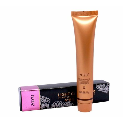 ZOZU Консилер для лица с эффектом сияния Light Sensitive Concealer, темный, 30 г