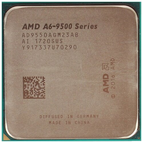 Процессор AMD A6-9550 AM4,  2 x 3800 МГц, OEM