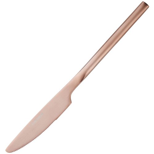 Нож столовый Kunstwerk Саппоро бэйсик длина 22см, нерж. сталь, розово-золотой