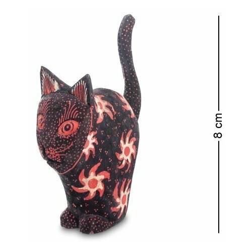 Фигурка Дикий кот (батик, о. Ява) 16 см 10-026 113-402392