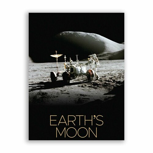 Постер, плакат на бумаге / NASA (Коллекция Постеров) - Moon / Луна / Размер 40 x 53 см