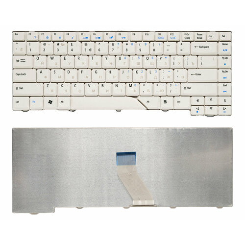 Клавиатура для Acer MP-07A23SU-698 русская, белая