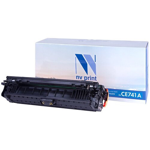 Картридж NV Print CE741A для HP, 7300 стр, голубой