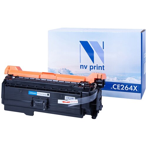 Картридж NV Print CE264X для HP, 17000 стр, черный