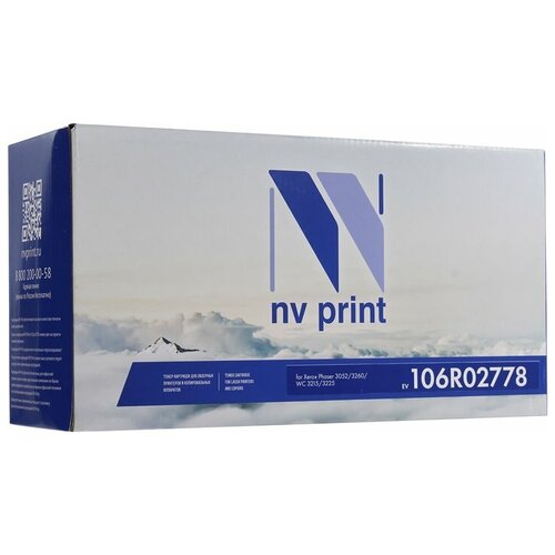 Картридж NV Print 106R02778 для Xerox, 3000 стр, черный