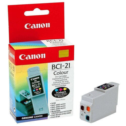 Картридж Canon BCI-21Color (0955A002), 300 стр, многоцветный