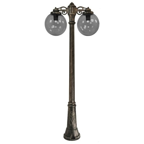 Fumagalli Уличный светильник Globe 300 G30.156.S20.BZE27DN, E27, 75 Вт, лампы: 2 шт., цвет арматуры: бронзовый, цвет плафона серый